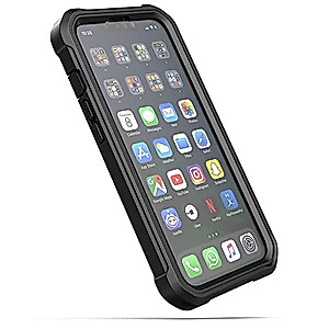 Encased Falcon Armor Designed for iPhone 13 Mini Case with Screen Protector - Ultra Protective Full-Body Cover (Built-in Screen Guard) Black