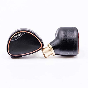 BQEYZ Spring2 HiFi in-Ear Monitor,IEM Equipped Advanced Hybrid Triple BA Dynamic Driver with Detachable  Cable for  Noise Isolation Audiophiles Musicians (Black)