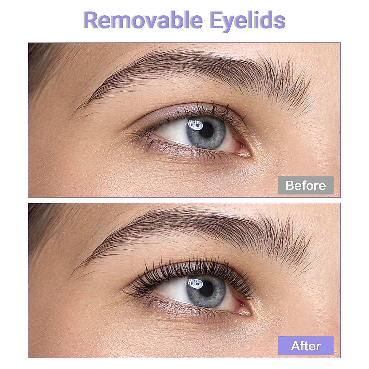 3 Pairs Replacement Eyelids for Mannequin Head Practice Eyelids for Eyelash Extensions Eyelids Realistic Eyelids Silicone with Eyelashes Practice Eyelash Eyelids for Eyelash Training Makeup