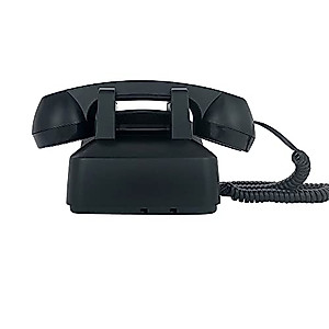 TelPal Retro Single Line Corded Desk Telephone Classic Vintage Rotary ...