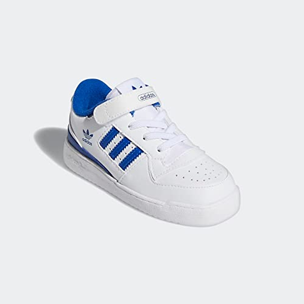 adidas Originals Forum Low Sneaker, White/Team Royal Blue/White, 5.5 US Unisex Big Kid