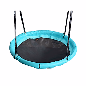 UFO A-Frame Metal Swing Set for 1 or 2 Children, Kids & Toddlers