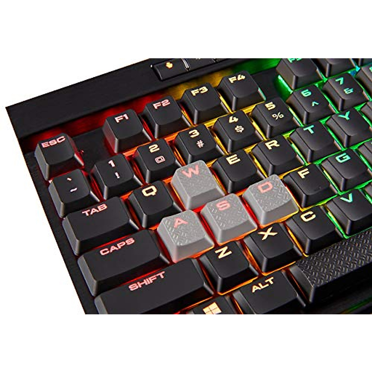Grey Performance keycaps FPS Backlit Key Caps Compatible for Cherry MX Low Profile Key/Switch Corsair Gaming Keyboards