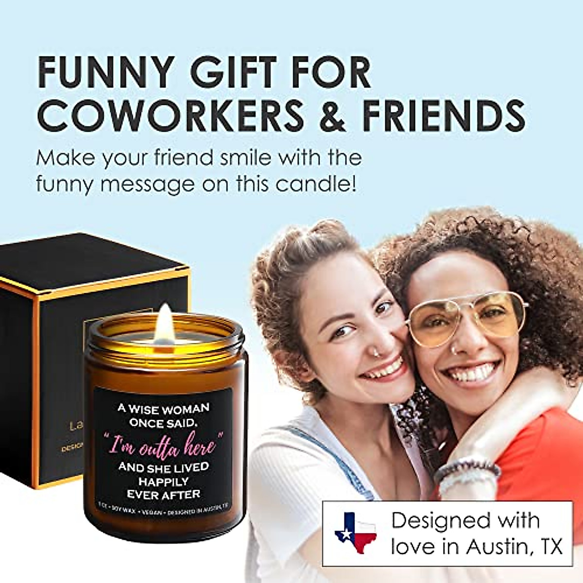 Funny Retirement/Divorce Candle, Cool Retirement Gifts For Women, Divorce Gifts For Women, Best Retirement Gifts For Women, Farewell Gifts For Colleagues Coworker Teacher, Happy Retirement Gifts Ideas