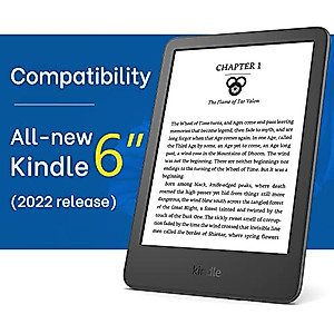 CoBak Case for All New Kindle 11th Generation 2022 Release Only - Ultra Slim PU Leather Smart Cover with Auto Sleep and Wake, Premium Protective Case for Kindle 2022, Black