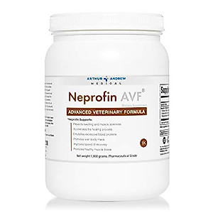 Arthur Andrew Medical, Neprofin AVF, Advanced Veterinary Formula, Large Animal Support for Speedy Recovery and Pain-Free Movement, Vegan, Non-GMO, 1kg Tub