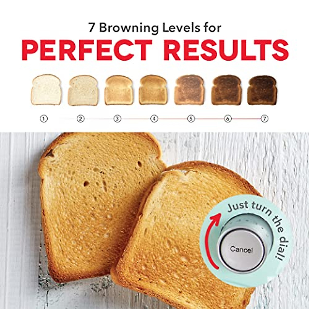 DASH Clear View Toaster: Extra Wide Slot Toaster with See Through Window - Defrost, Reheat + Auto Shut Off Feature for Bagels, Specialty Breads & other Baked Goods - Black