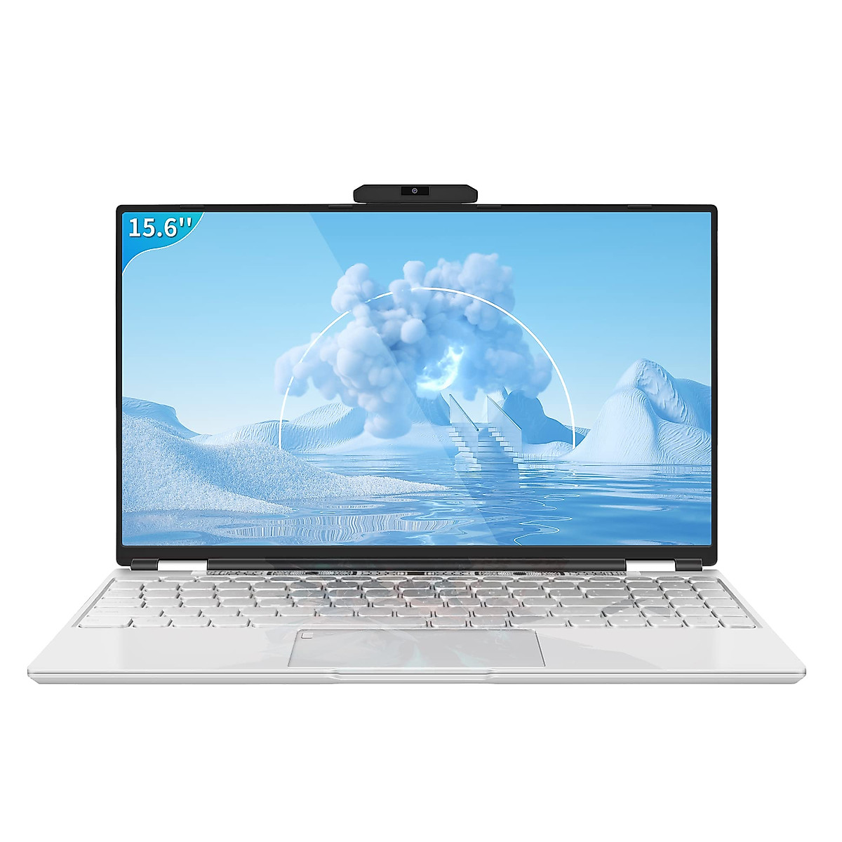 ZWYING [Win 11 &Office 2019] All Metal 15.6’’ FHD IPS Screen 12th Celeron N5105 (2.0-2.9Ghz) Laptop DDR4 16GB RAM 960G SSD Notebook 180°Opening and Closing Dual Band WiFi (Silver)