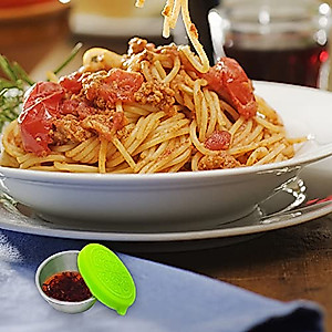 BestAlice 6 Pcs Salad Dressing Container To Go, 2 Oz Sauce Containers Reusable Small Dipping Sauce Cups Set, Mini Stainless Steel Condiment Containers With Silicone Lids,Easy Open,Leakproof, 6 color