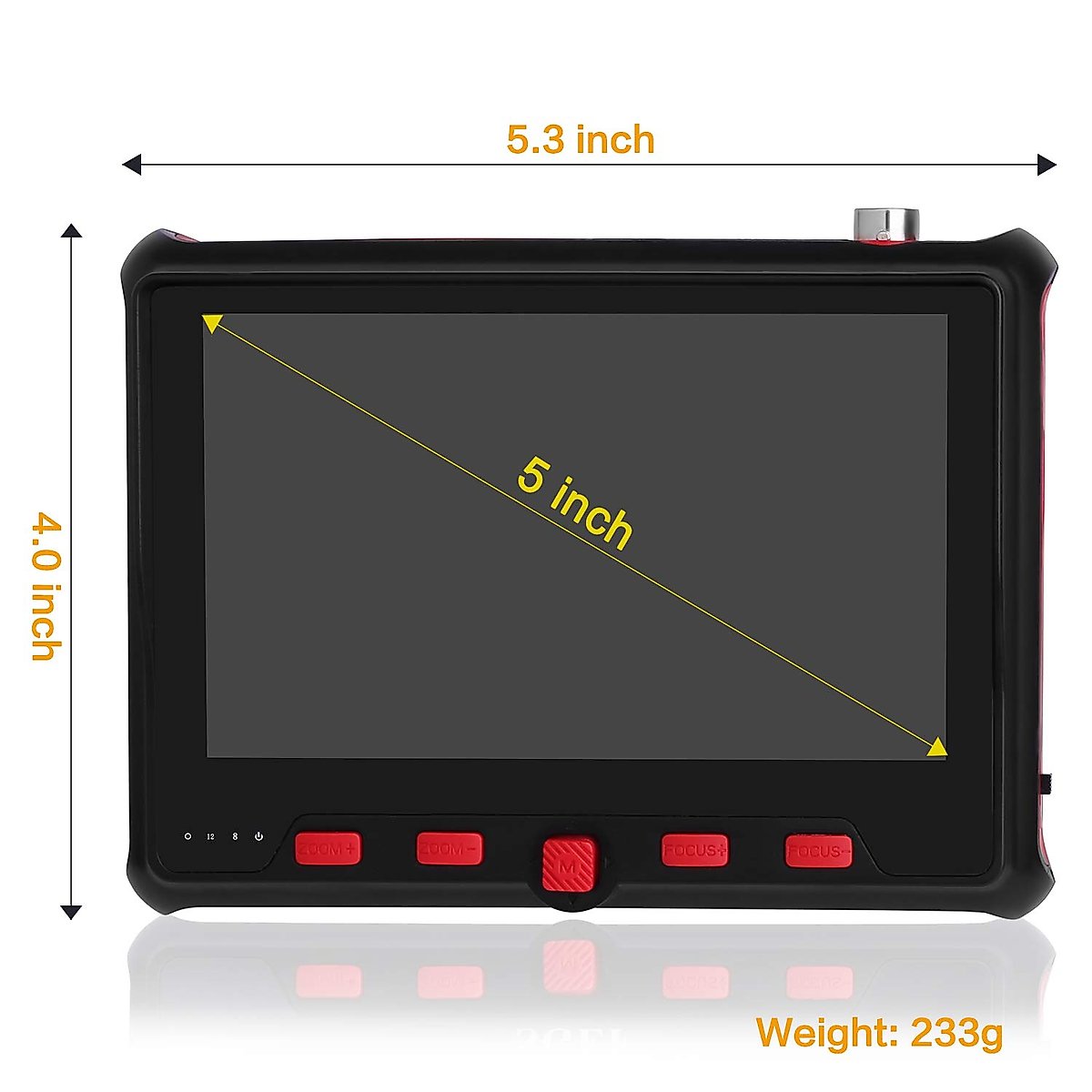 5 '' Wrist CCTV Tester Analog Camera Moniton,Professional All-in-One Tester for CCTV Installation and troubleshooting(6800ACT)