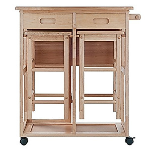 Winsome Wood Suzanne Kitchen, Square, Natural, Beech