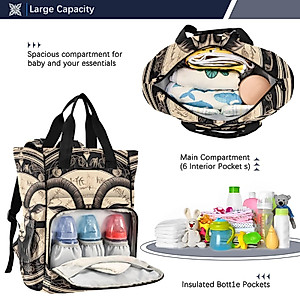 xigua Goat Symbol Diaper Bag Backpack Multi Function Baby Changing Bags Waterproof Large Capacity Travel Back Pack for Mom Dad