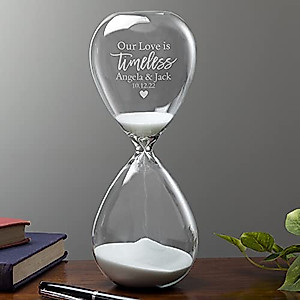 Personalization Universe Timeless Love Personalized Sand-Filled Hourglass