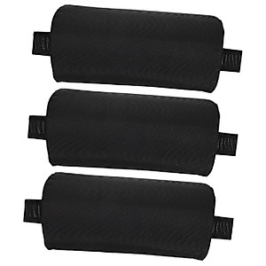 Happyyami 3pcs Beach Chair Sponge Pillow Chair Headrest Car Comfort Accessories Neck Pillow for Recliner Lounge Cushion Padded Pillow Outdoor Pouf Cloth Travel Rest Mat Office Chair