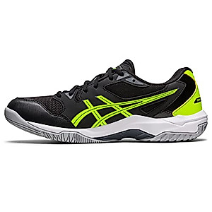 ASICS Men's Gel-Rocket 10 Court Shoes, 10.5, Black/Carrier Grey