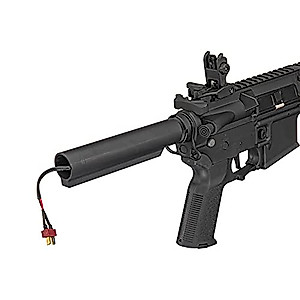 Lancer Tactical Gen 3 Airsoft Rifle MK18 Mod 0 Nylon Polymer Airsoft AEG Gun with Programmable Fast Trigger & Mosfet (Black)