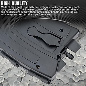 WEILEITE Replacement Cup Holder Compatible with BMW 3 Series E90 E92 328i E93 E91 335i 330i 325i 325xi 328xi 323i 330xi 335xi 335is 335d 2006-2013 Replace 51459173467(Front Left Driver Side)