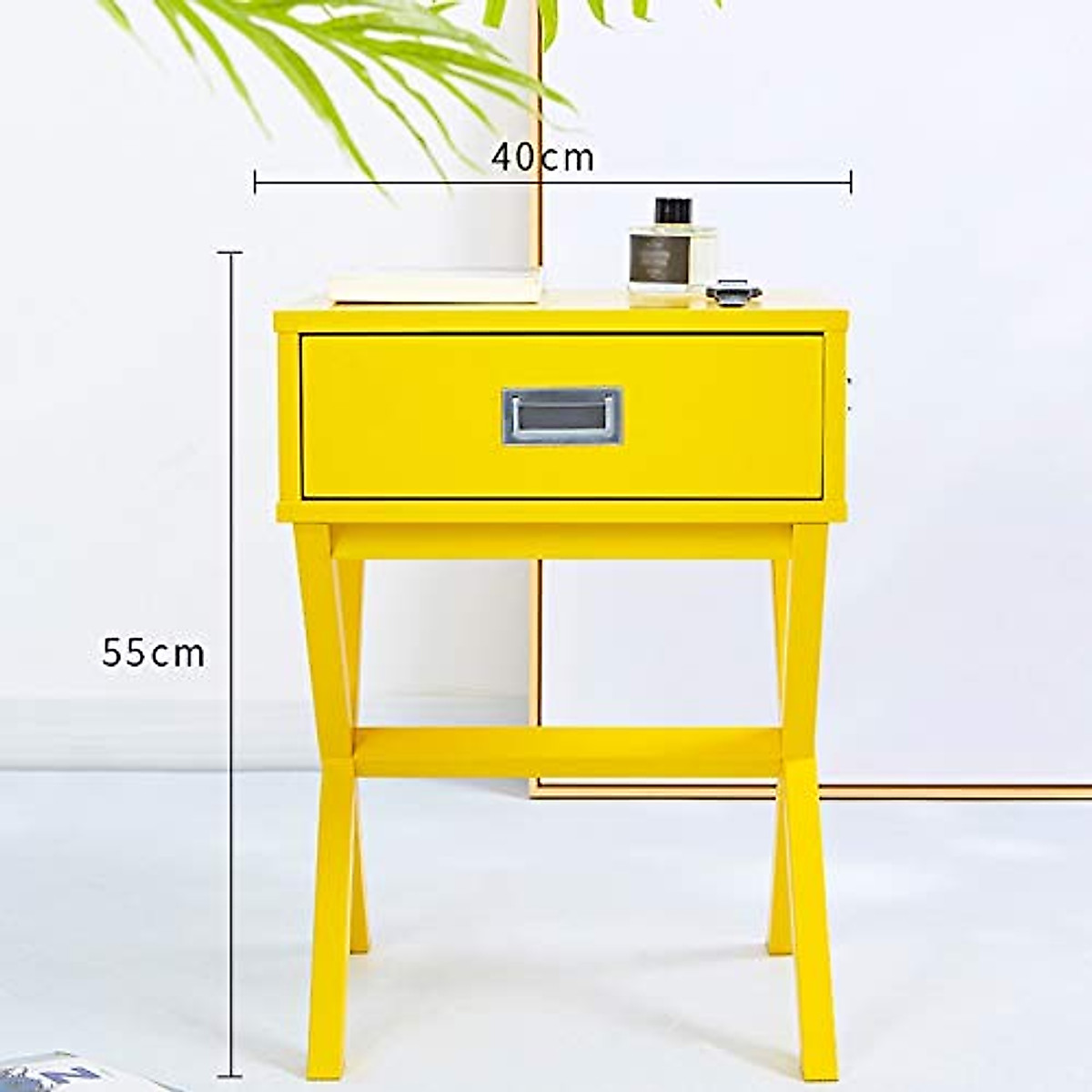 SJYDQ Fashion Nightstands Simple Bedroom Simple Wood Northern Europe Bedside Storage Mini