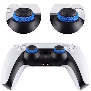 PlayVital 5 Pairs Aim Assist Target Motion Control Precision Rings for PS5, for PS4, Xbox Series X/S, Xbox One, Xbox 360, Switch Pro Controller - 5 Colors 3 Different Strength