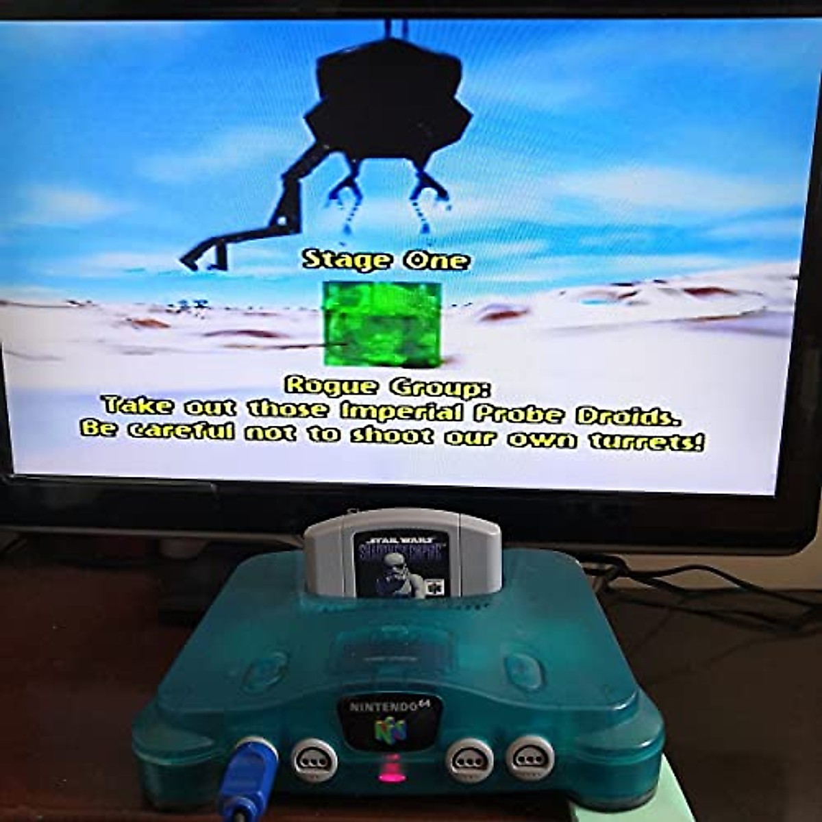 Star Wars Shadows of the Empire Game Card for Nintendo 64 N64 US Version