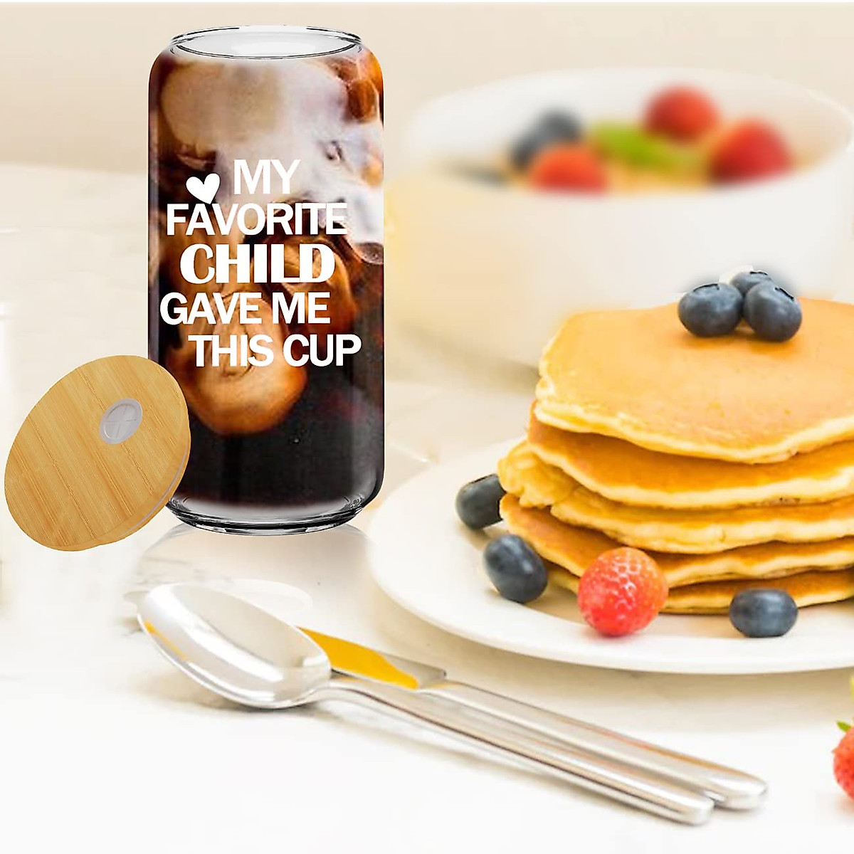 eoscasely Gifts for Mom from Daughter, Son- 16OZ Iced coffee Cup Gift for Mother's Day, Christmas gift for mom，Mom birthday gift, best mom ever gift, mom cup