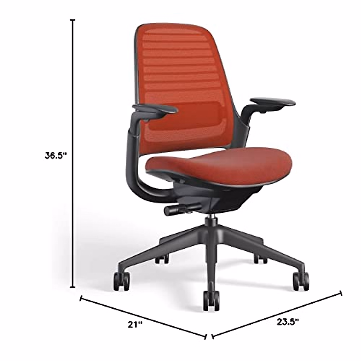 Steelcase Series 1 Work Chair Office Chair - Scarlet