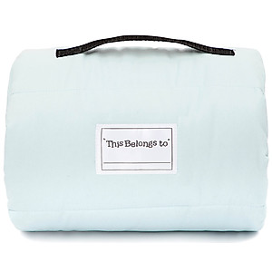 Jay Franco Bluey Sisters Nap Mat – Built-in Pillow and Blanket - Super Soft Microfiber Kids'/Toddler/Children's Bedding, Ages 3-7 (Official Bluey Product)