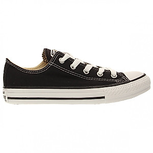 Converse Chuck Taylor All Star Lo Canvas Sneaker,Black,size Youth US 2