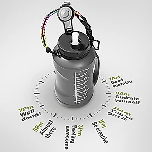 Dahlifasion Collapsible water bottles large water bottle,BLUE (BLACK2)