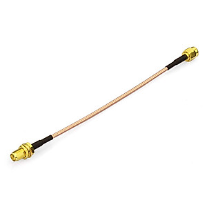 Bingfu SMA Female Bulkhead Mount to SMA Male RG316 Antenna Extension Cable 6 inch 15cm 2-Pack Compatible with 4G LTE Router Gateway Cellular SDR USB Dongle Receiver