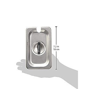 Winco 1/9 Slotted Pan Cover, Medium