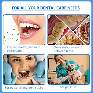 SENLMLER Dental Tools, Professional Plaque Remover Teeth Cleaning Tool Kit, Stainless Steel Dental Pick Tartar Scraper Tooth Cleaner, Oral Care Hygiene Set for Dentist Personal Pets with Storage Box