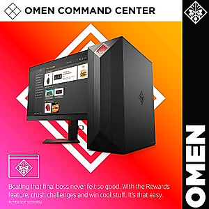 OMEN Obelisk Gaming Desktop Tower Computer, 8-Core i7-9700K Up to 4.9GHz, GeForce RTX 2080 Super 8GB (32GB DDR4 RAM | 1TB SSD | 1TB HDD) VR Ready, Windows 10 Home
