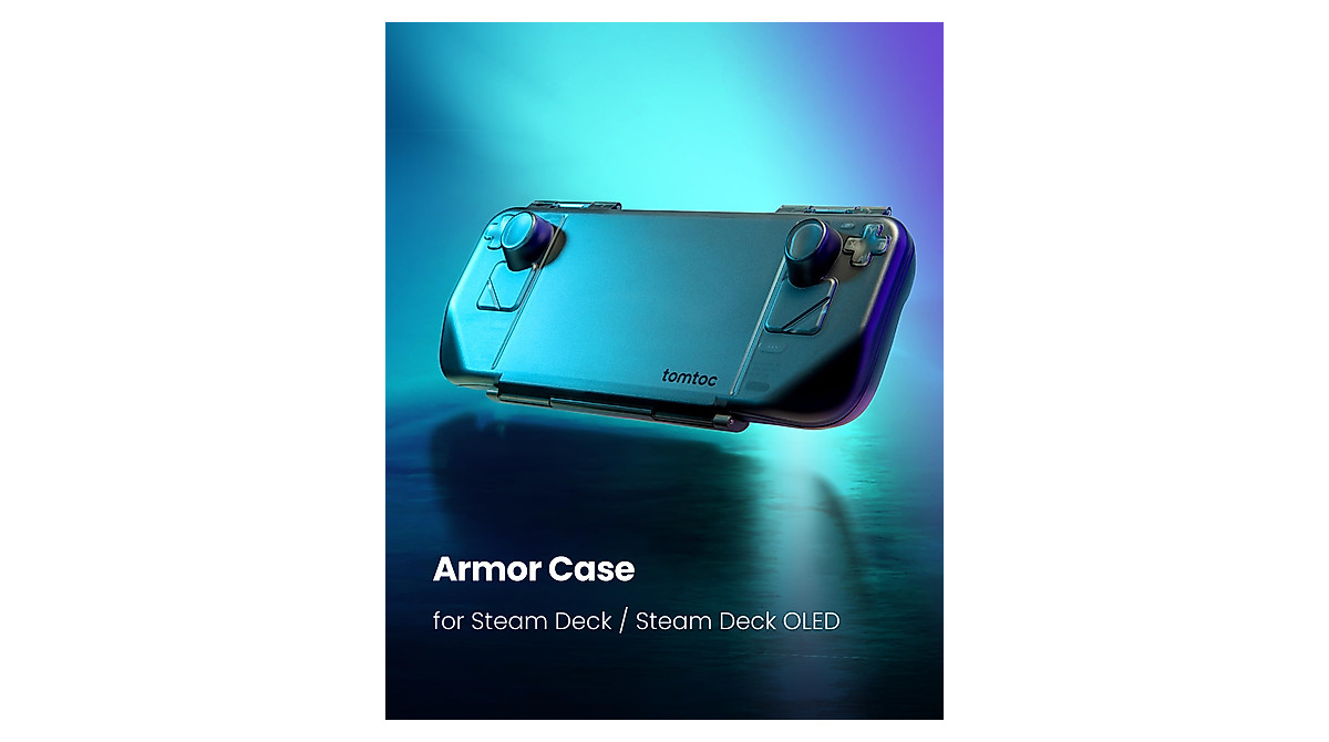 tomtoc Armor Case for Steam Deck/OLED, Steam Deck Hard Shell, Slim ...