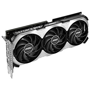 MSI Gaming GeForce RTX 4070 12GB GDRR6X Extreme Clock: 2520 MHz 192-Bit HDMI/DP Nvlink TORX Fan 4.0 Ada Lovelace Architecture Graphics Card (RTX 4070 Ventus 3X 12G)