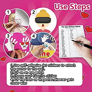 SUNALETTA Bachelorette Party Games, Pin The Sticker on The Hunk Bridal Shower Games for Bachelorette Girls Night Wedding Shower Engagement Funny Games 24 Guests