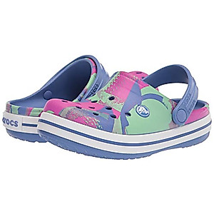 Crocs Kids' Baby Shark Band Clog , Bright Cobalt, 10 Toddler