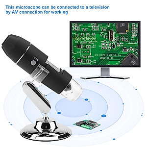 Labuduo USB Digital Microscope USB Microscope Magnification Microscope Detecting for Industrial Printed Circuit Board Jewelry Appraisal