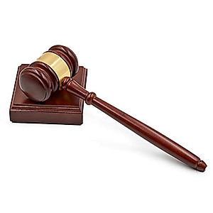 Gavels Fast Wooden Gavel and Sound Block for Judge Lawyer Auction