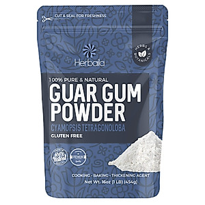 Guar Gum Powder, 16oz, 1 Lb, Gluten Free, Baking Thickener & Binder, Food Grade, Keto Friendly, non-GMO