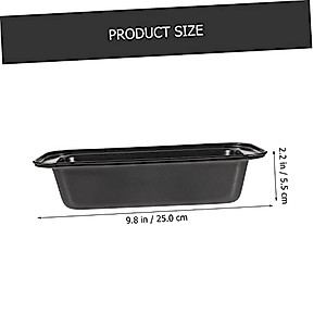 2pcs Bread Pan Home Bake Mold Metal Loaf Tin Baking Bread Loaf Pan Toast Baking Mold Non-stick Loaf Pan Toast Cooking Mold Convenient Loaf Pan Kitchen Loaf Pan Kitchen Gadget