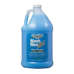 Wet or Waterless Car Wash Wax 128 fl. oz. Aircraft Quality for your Car, RV, Boat, Motorcycle Anywhere, Anytime, Home, Office, School, Garage, Parking Lots.