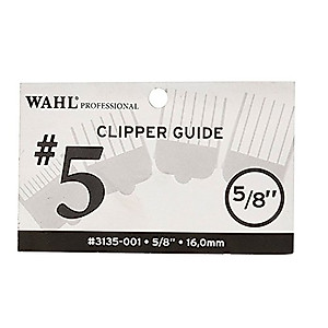 Wahl Professional - Black Nylon Cutting Guide #5 (5/8") - Fits All Full-size Wahl Professional Blades Except the Competition Series & 5-in-1 Magic Blades