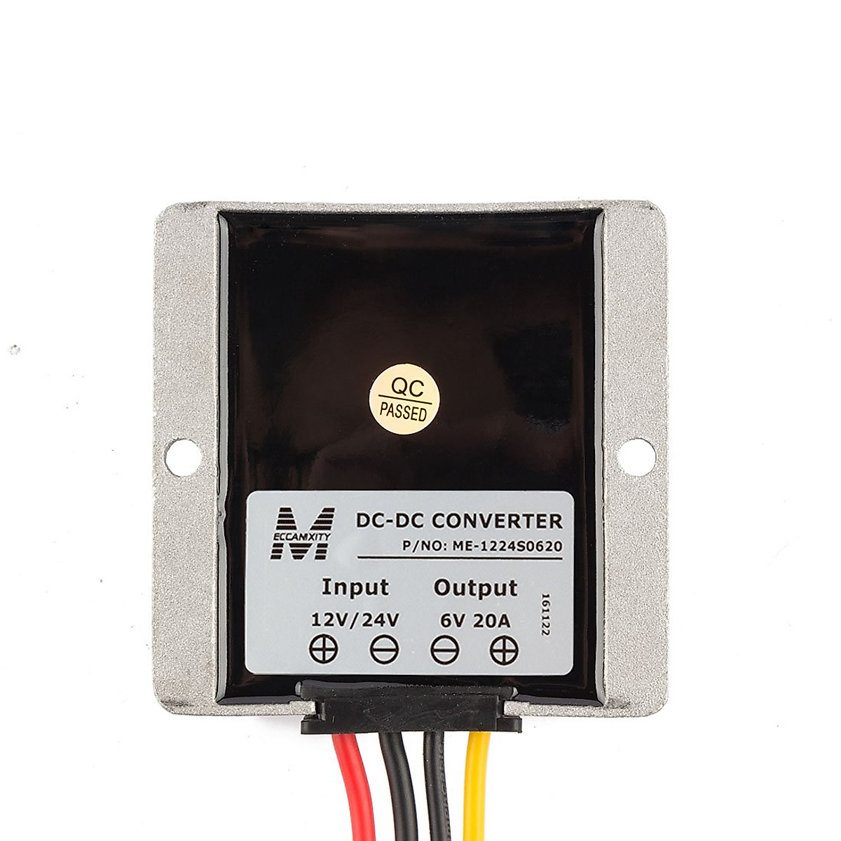 uxcell Power Voltage Converter DC12V/24V to DC6V 20A 120W Waterproof Voltage Convert Transformer