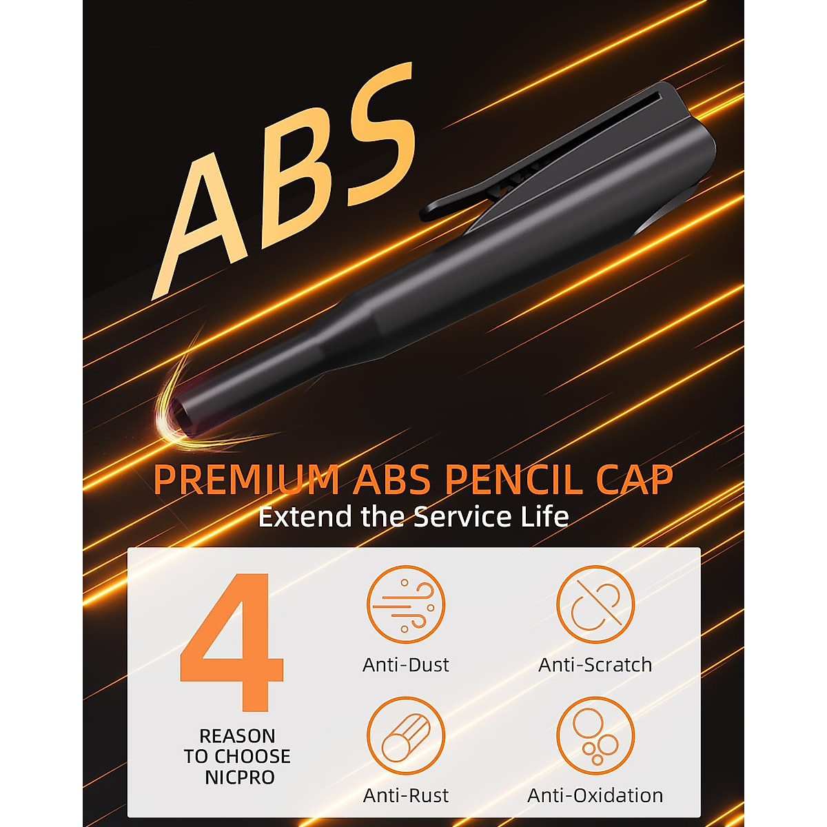 Nicpro 2Pack Carpenter Pencil with Sharpener, Mechanical Carpenter Pencils with 26 Refills (Red, Black, Yellow), Deep Hole Marker Construction Heavy Duty Woodworking Pencils for Architect