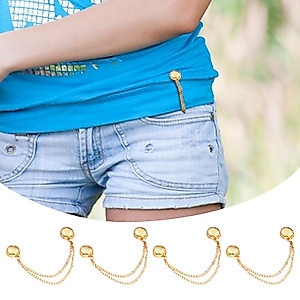 Powerful Hijab Magnets with Chain - Multi-Function Magnetic Clothing Clips | Magnetic Clothing Shawl Clips Clothing Accessories | Magnetic Clips for Women's Clothes and Hijab Decoration