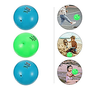 Toyvian Kids Toys 9pcs Kids Interactive Sand Toy Playing Outdoor Summer for Beach Balls Giant Games Play Pool Fun Inflatable Toys Beachball Water Blow Thickened Up Pvc Outdoor Toys