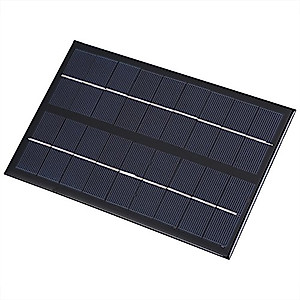Biitfuu 3W 9V Mini Solar Panel Module for DIY Solar Light Phone Battery Charger Portable DIY Polycrystalline with High Efficiency
