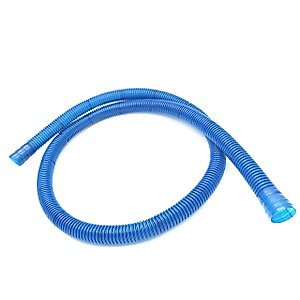 XMHF Flexible Air Conditioner Drain Hose Water Pipe 111cm 3pcs Blue