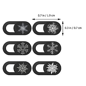 SOLUSTRE 6pcs Camera Cover Camera Blocker Webcam Slider Camera Protector Tablet Phone Webcam Cover Webcam Blocker Camera for Computer Camera Privacy Slider Cell Phone abs Accessories